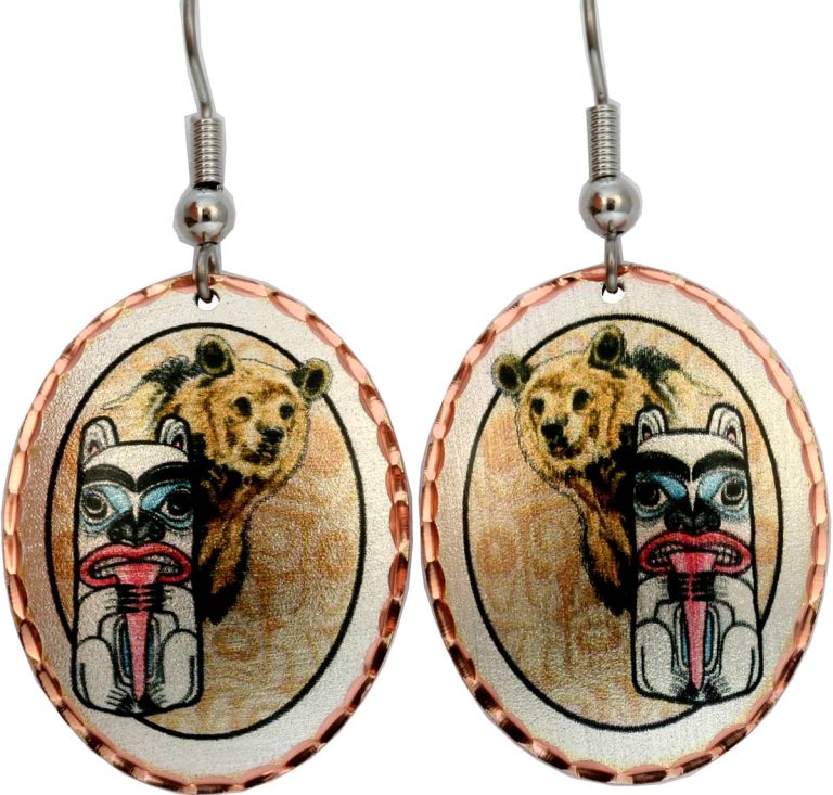 Alaska Native Hummingbird Earrings, Wholesale Alaska Earrings