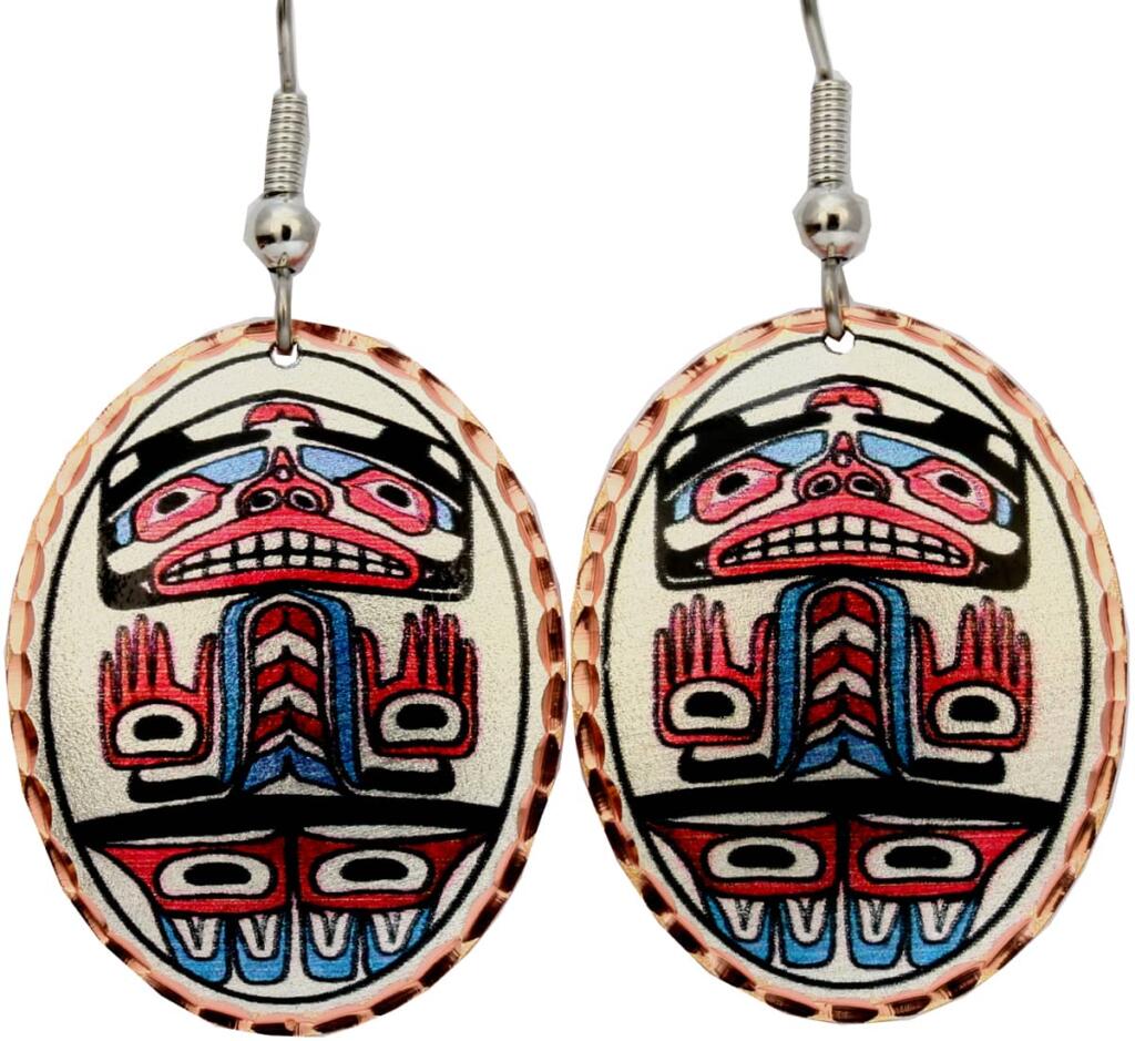 Native Alaska Earrings, Wholesale Alaska Jewelry Native Earrings