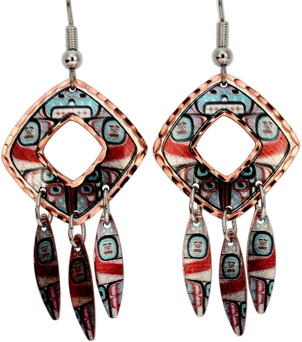 Native Alaska Earrings, Wholesale Alaska Jewelry Native Earrings