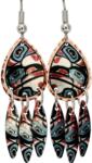 Abstract Native Alaska Earrings, Wholesale Alaska Native Jewelry