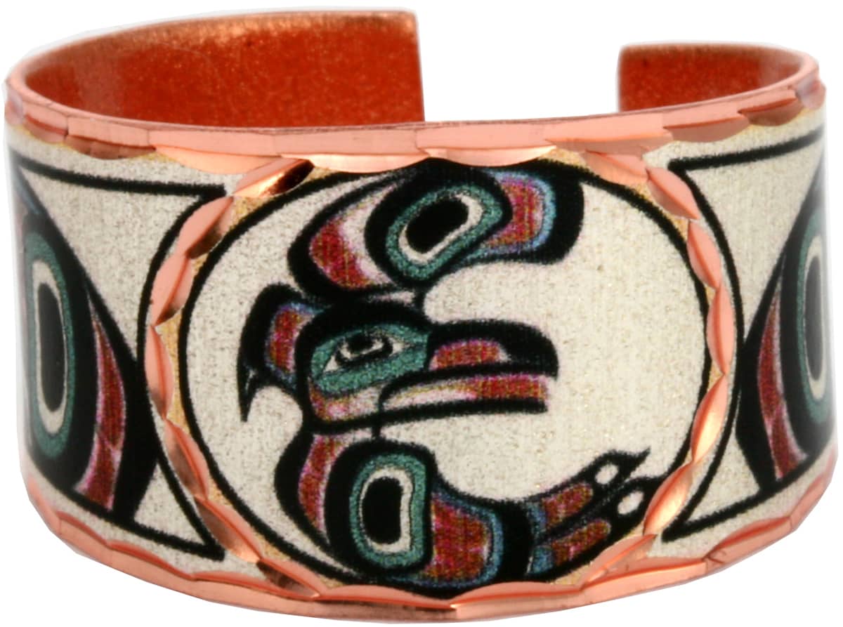 Alaska Native Eagle Rings, Handmade Copper Alaska Jewelry