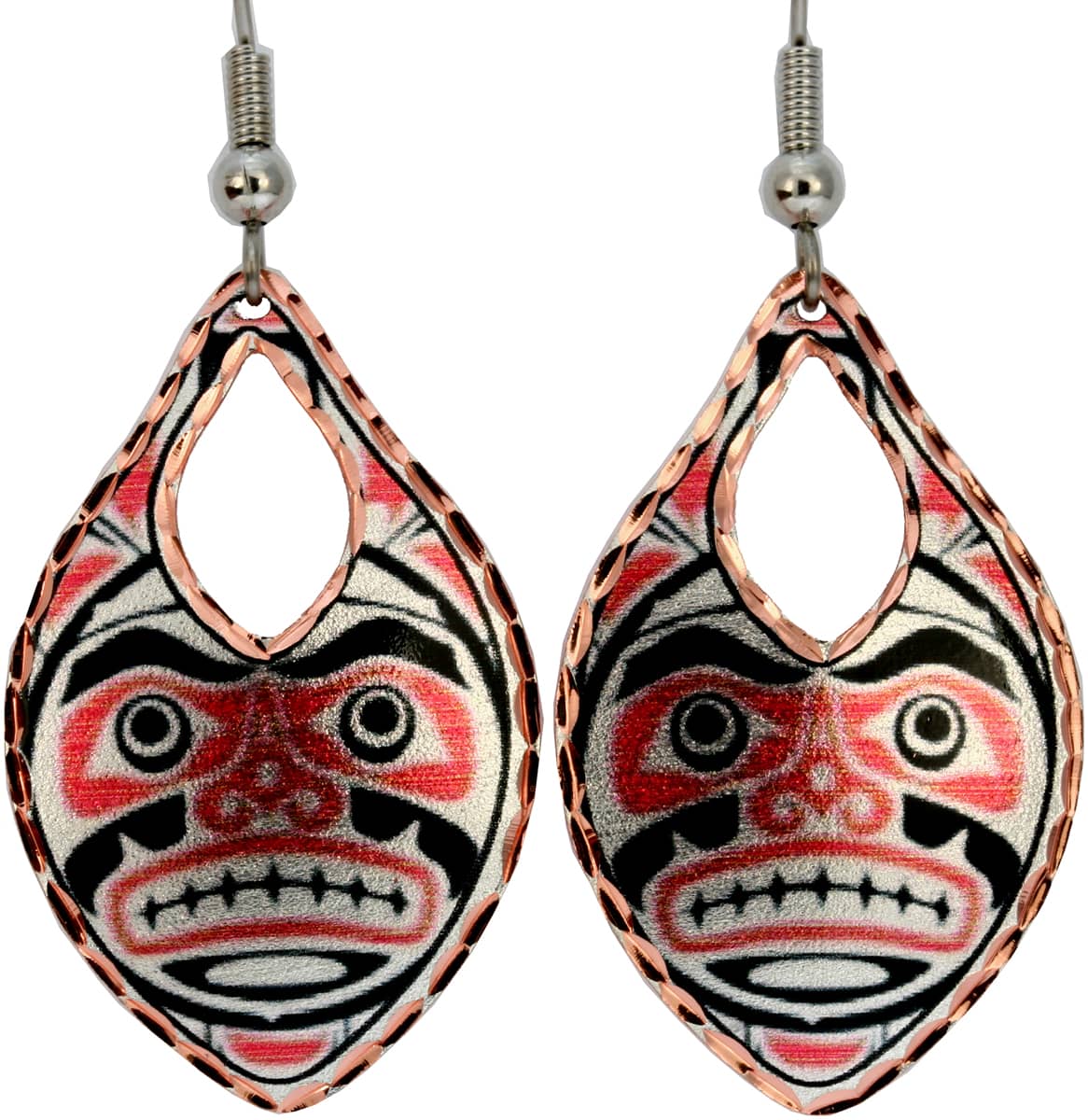 Abstract Native Alaska Earrings, Wholesale Alaska Native Jewelry