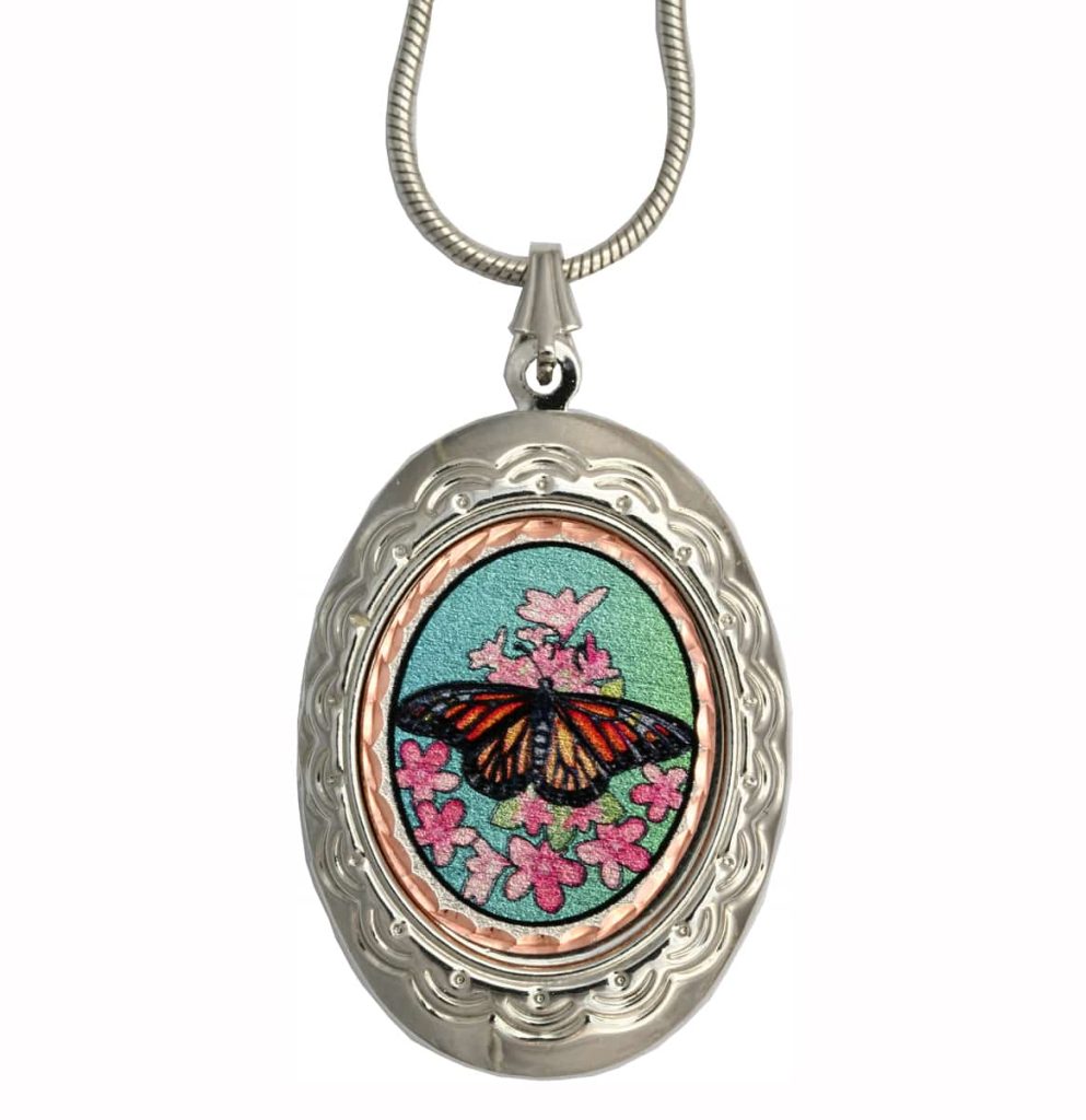 Butterfly Locket Necklace, Wholesale Photo Locket Necklaces