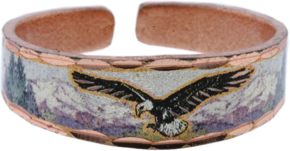 American Eagle Rings, Unique Handmade Rings, Copper Jewelry