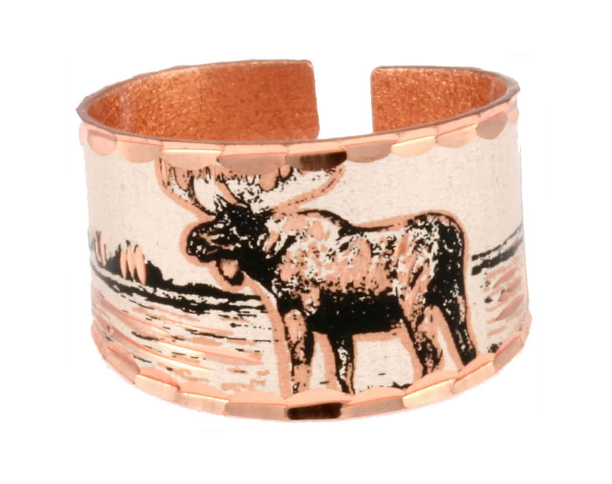Moose Ring, Handmade Adjustable Rings, Women's Unique Rings