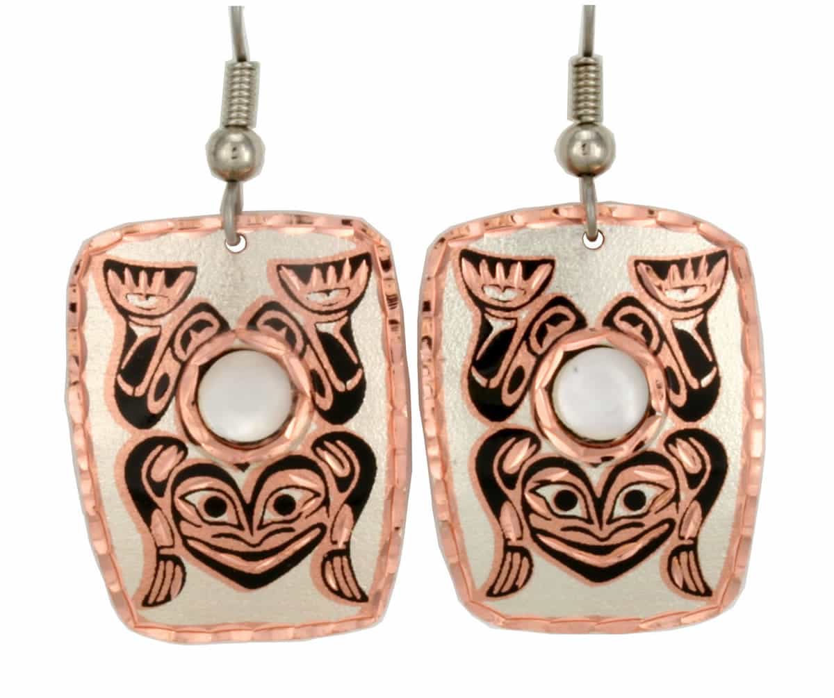 Canadian Native Cut Out Hummingbird Earrings