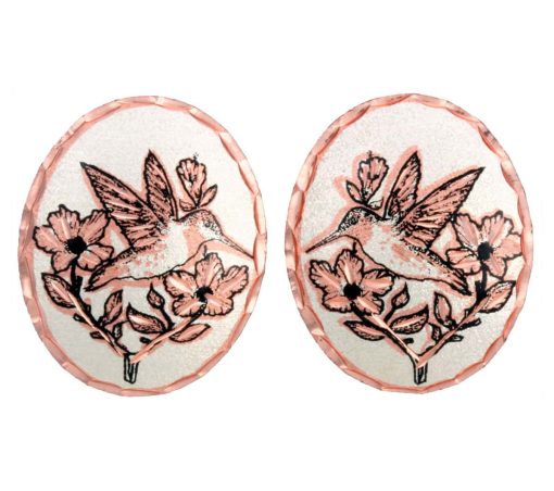 Handmade Hummingbird Stud Earrings, Buy Copper Stud Earrings