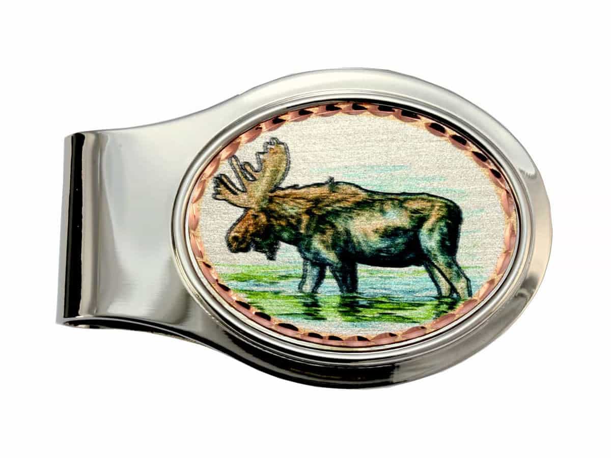 Colorful Moose Money Clip, Wholesale Money Clips for Men