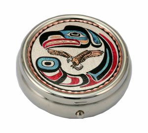 Southwest Sun Native Pill Box, Unique Handmade Native Gifts