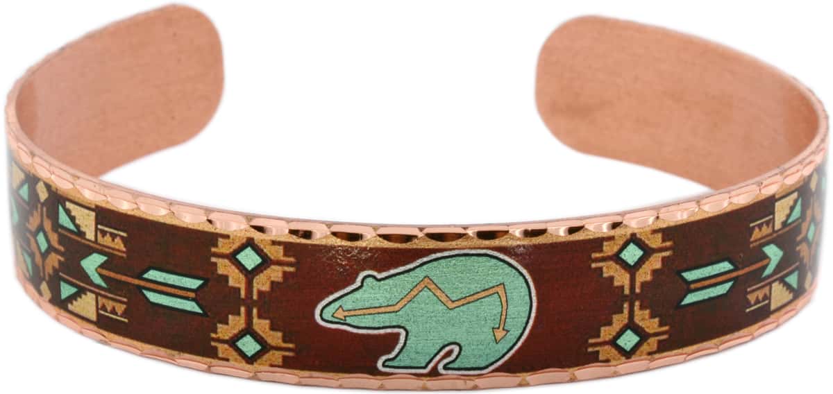 Buy Native Bear Bracelet, Native Indian Copper Bracelets