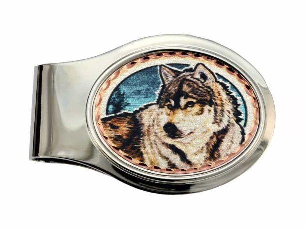 Western Calf Roping Money Clip, Wholesale Unique Money Clips