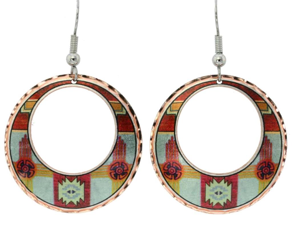 SW Native Hoop Earrings, Wholesale Unique Native Earrings