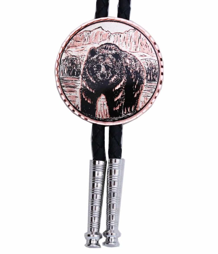 Northwest Native Raven Bolo Tie, Men's Bolo Ties