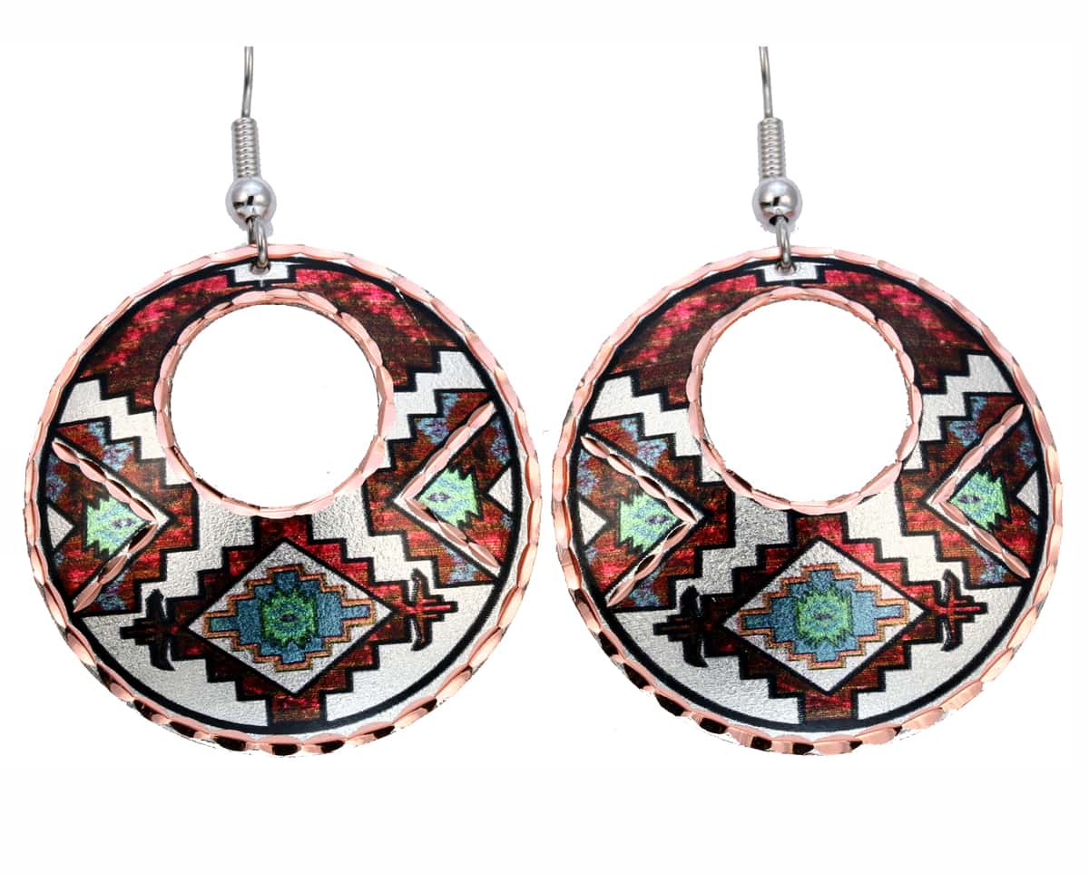 Native American Navajo Earrings, Buy Colorful Southwest Earrings