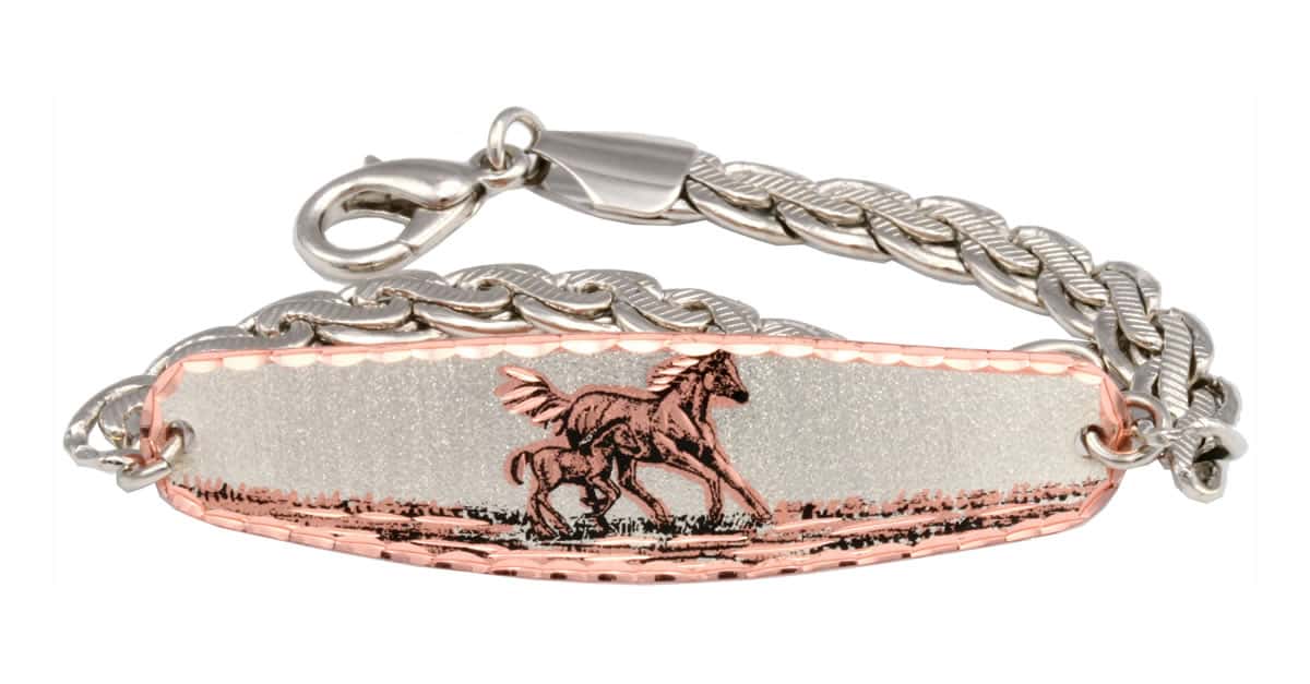 Horse & Foal Chain Bracelets, Handmade Chain Bracelets Wholesale