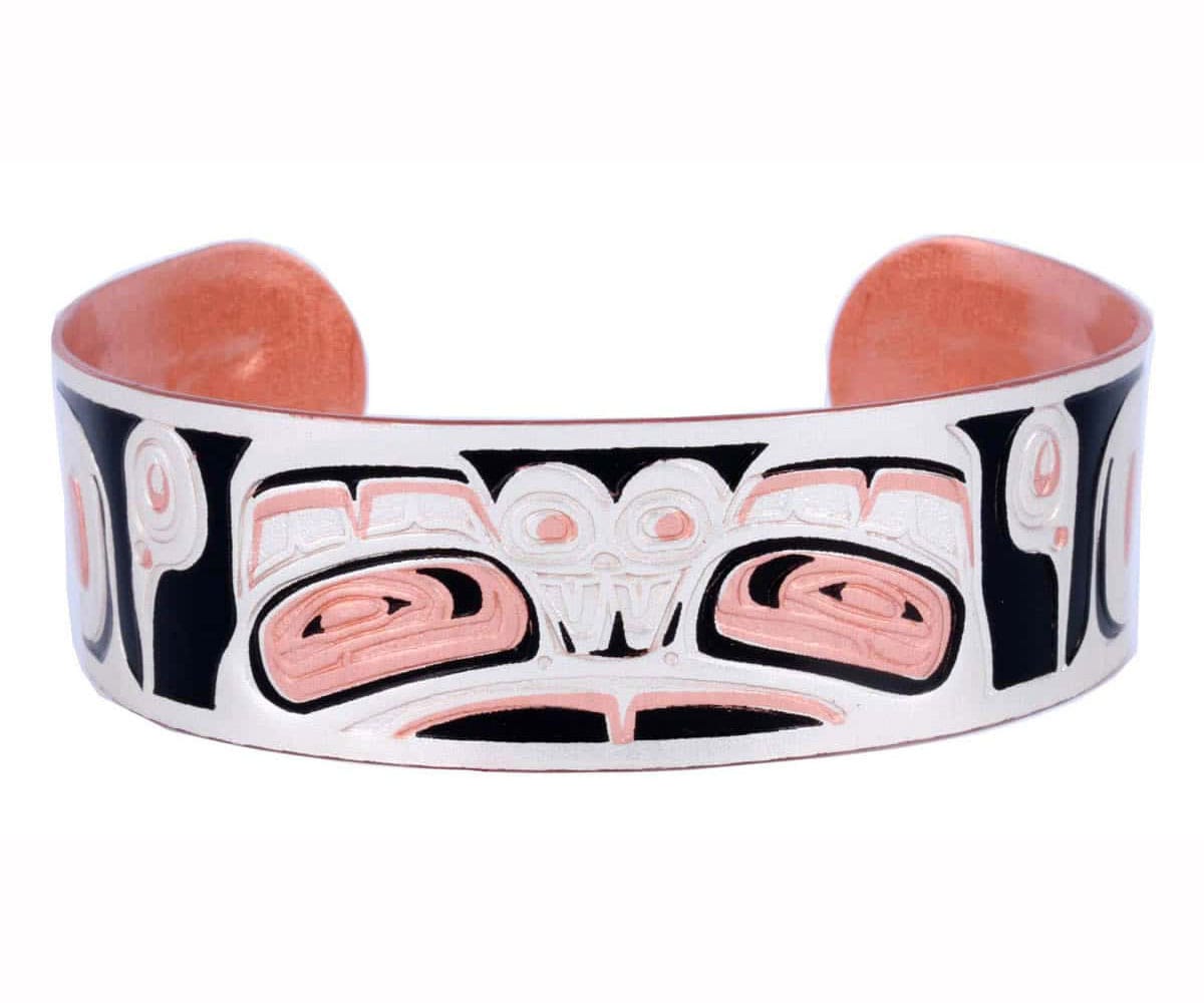 Embossed Men's Copper Horse Bracelets | Copper Cuff Bracelets