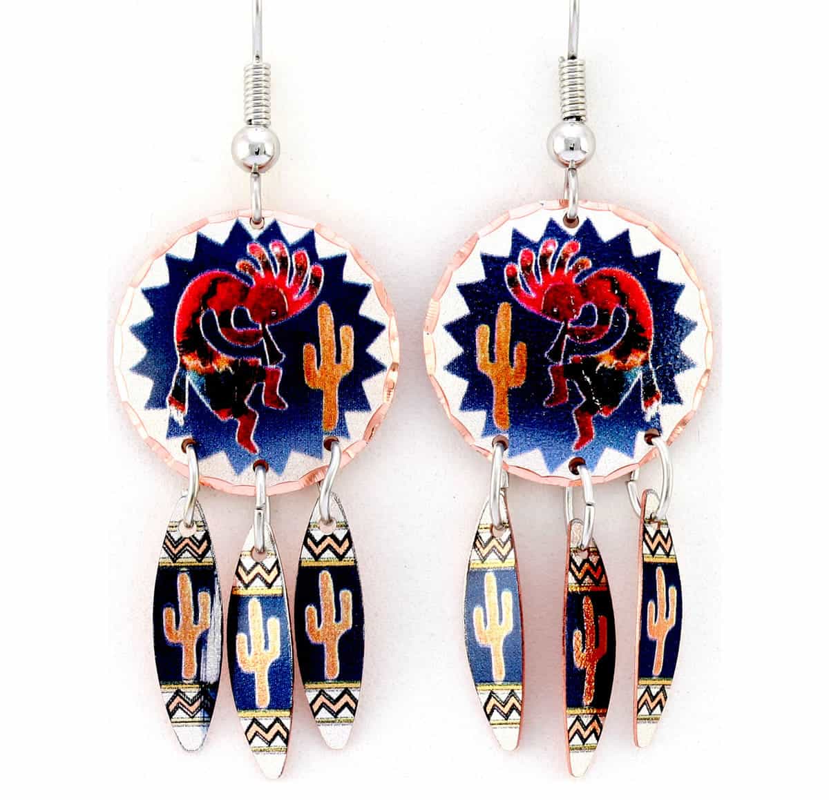 Dangle SW Native American Earrings, Wholesale Native Earrings