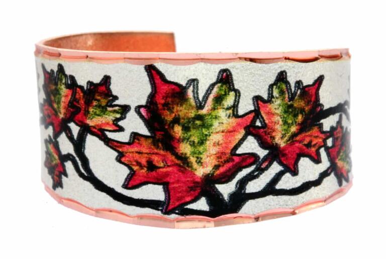Autumn Colors Maple Leaves Ring, Nature Jewelry Rings, Unique Rings