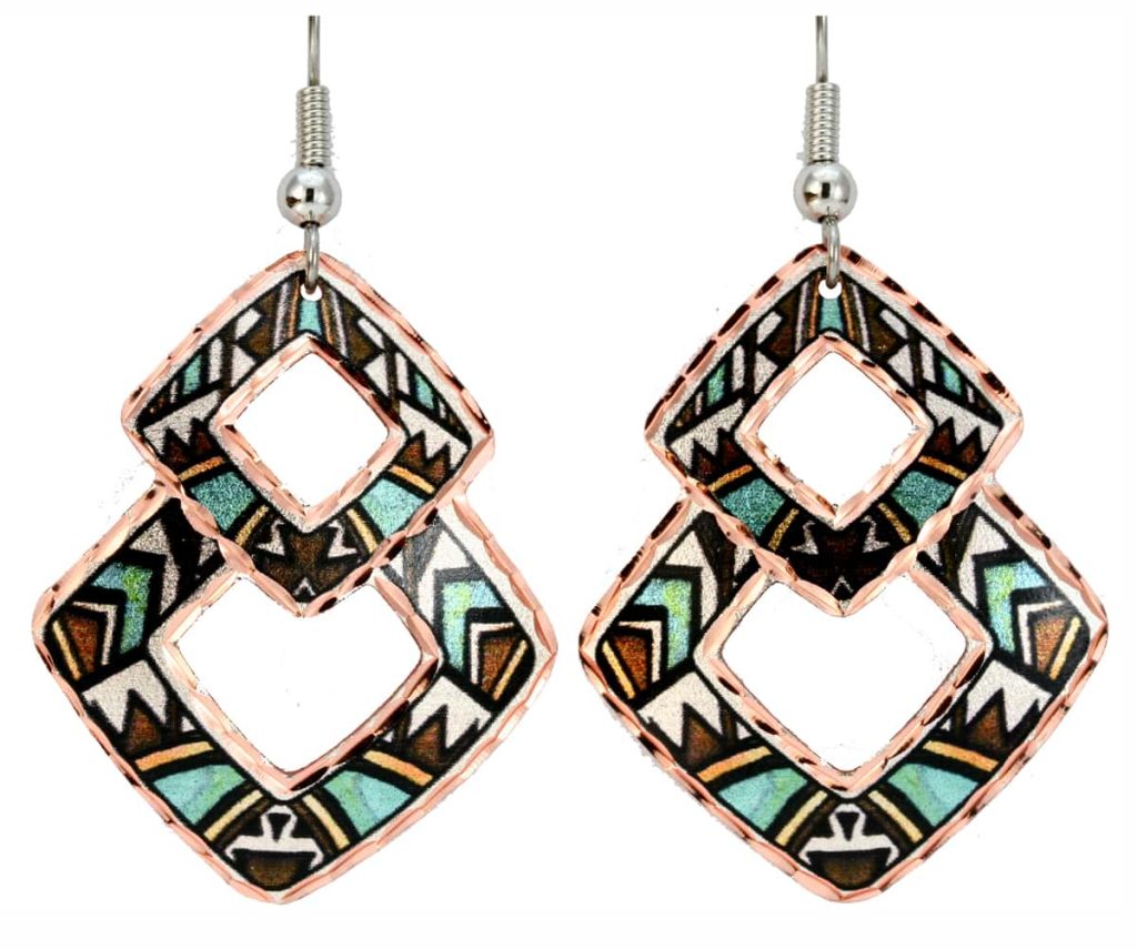 Dangle Storyteller Earrings, Handmade Storyteller Earrings