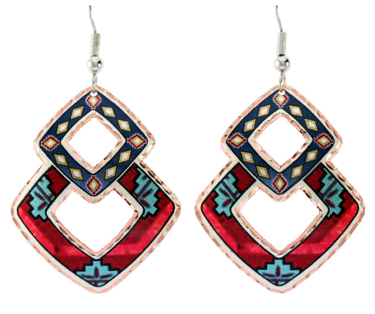 Southwestern Native Earrings, Buy Colorful Native Earrings