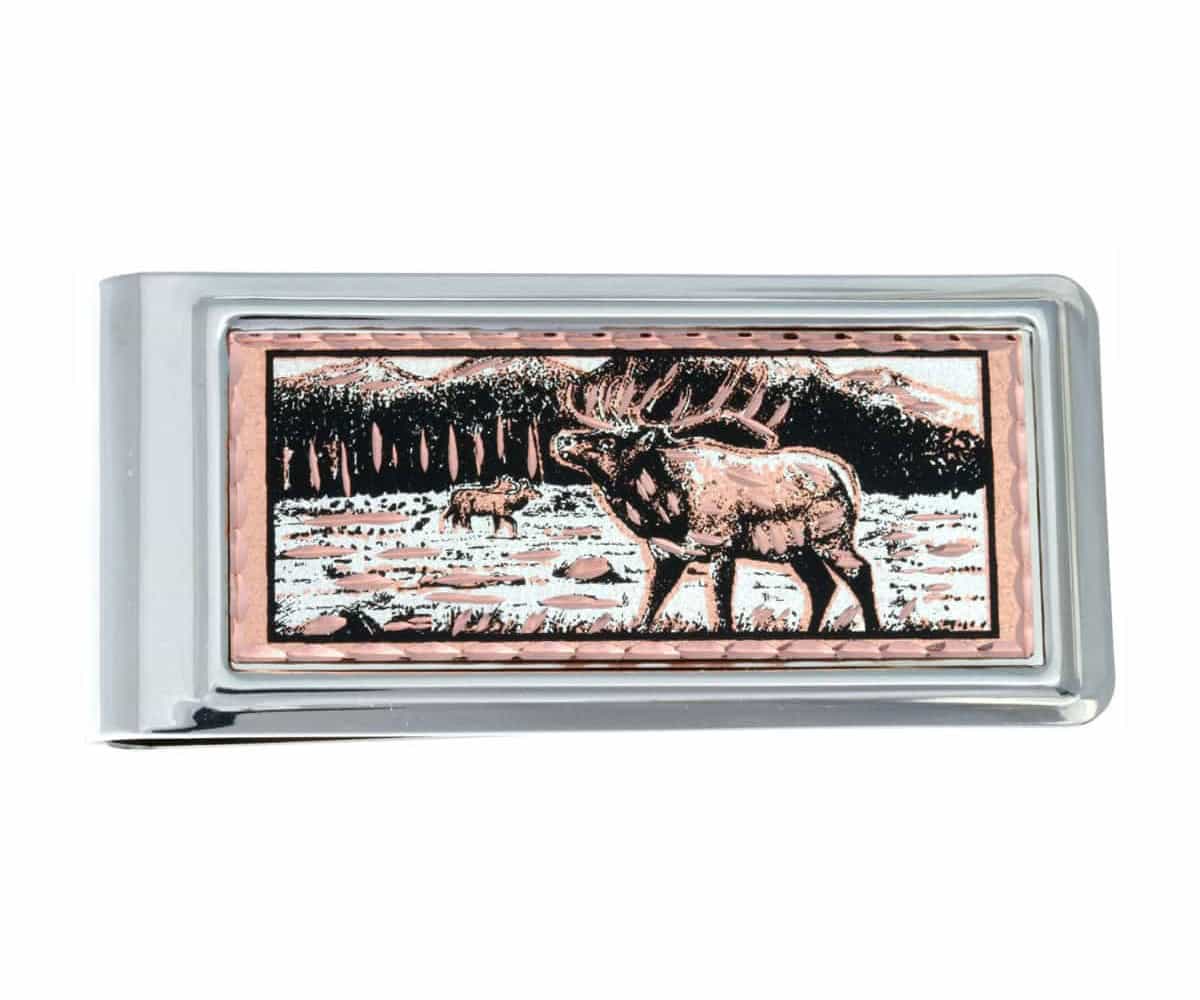Elk Money Clip, Unique Wholesale Copper Money Clips
