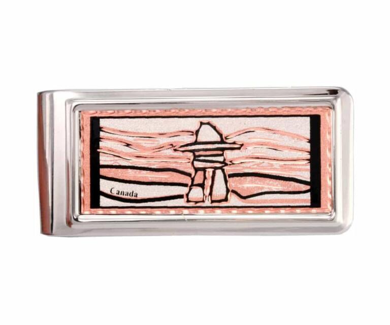 Inukshuk Money Clips, Unique Canadian Gifts, Copper Money Clips