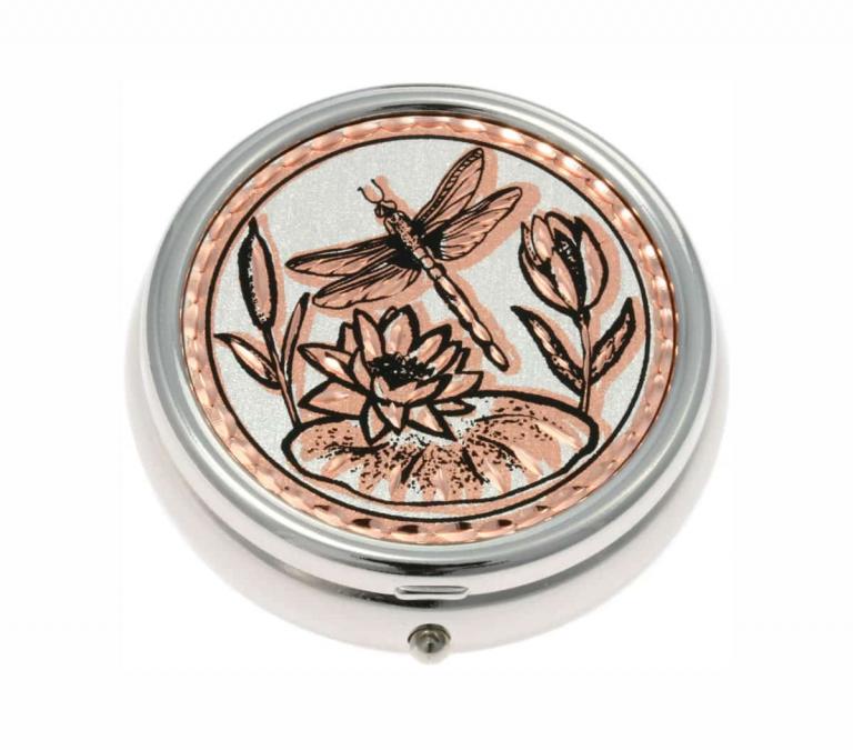 Cute Kitten Pill Box, Unique Copper Gift Ideas, Handmade Gifts Wholesale