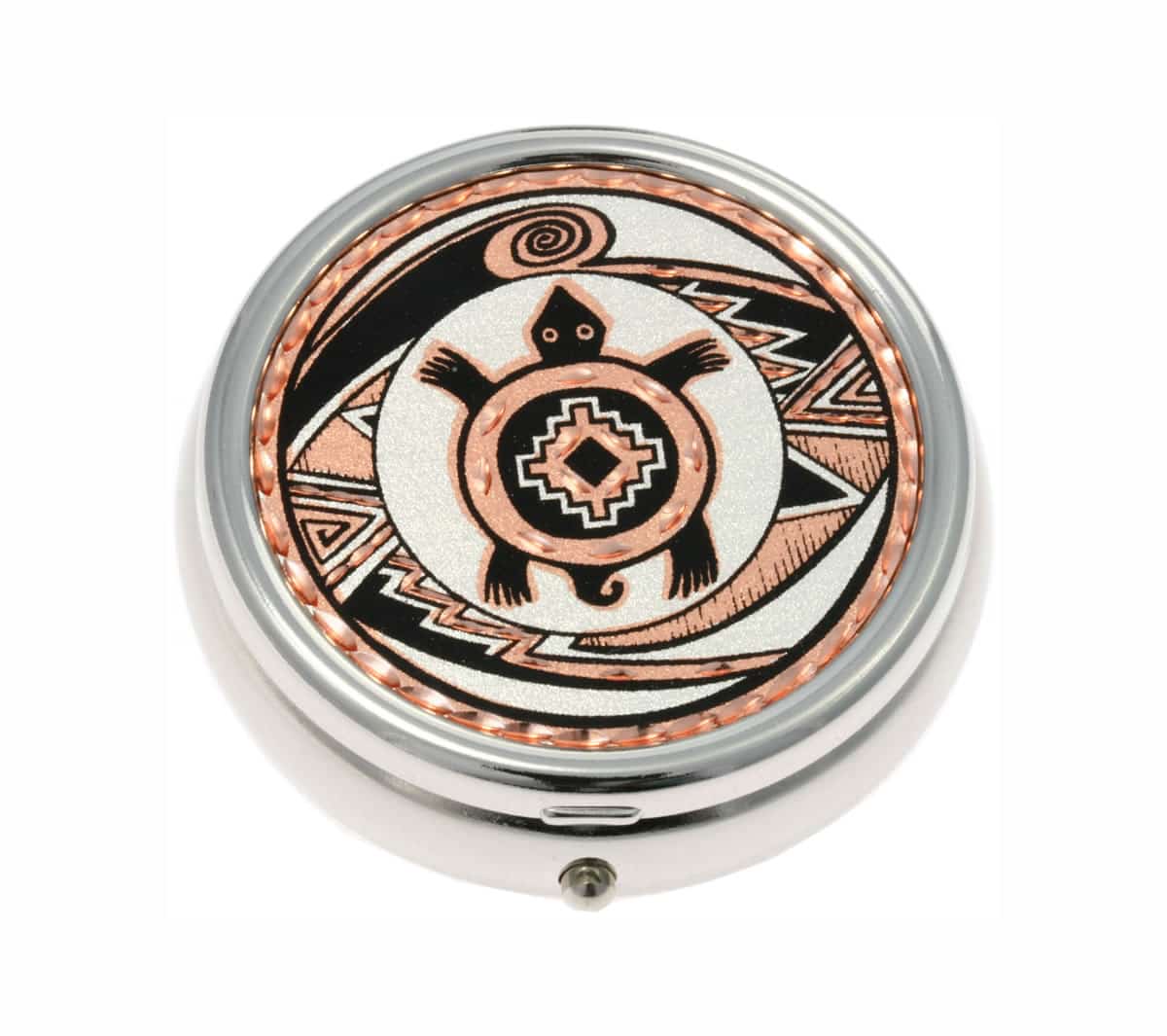 Native Turtle Pill Boxes, Unique Gifts, Wholesale Copper Gifts