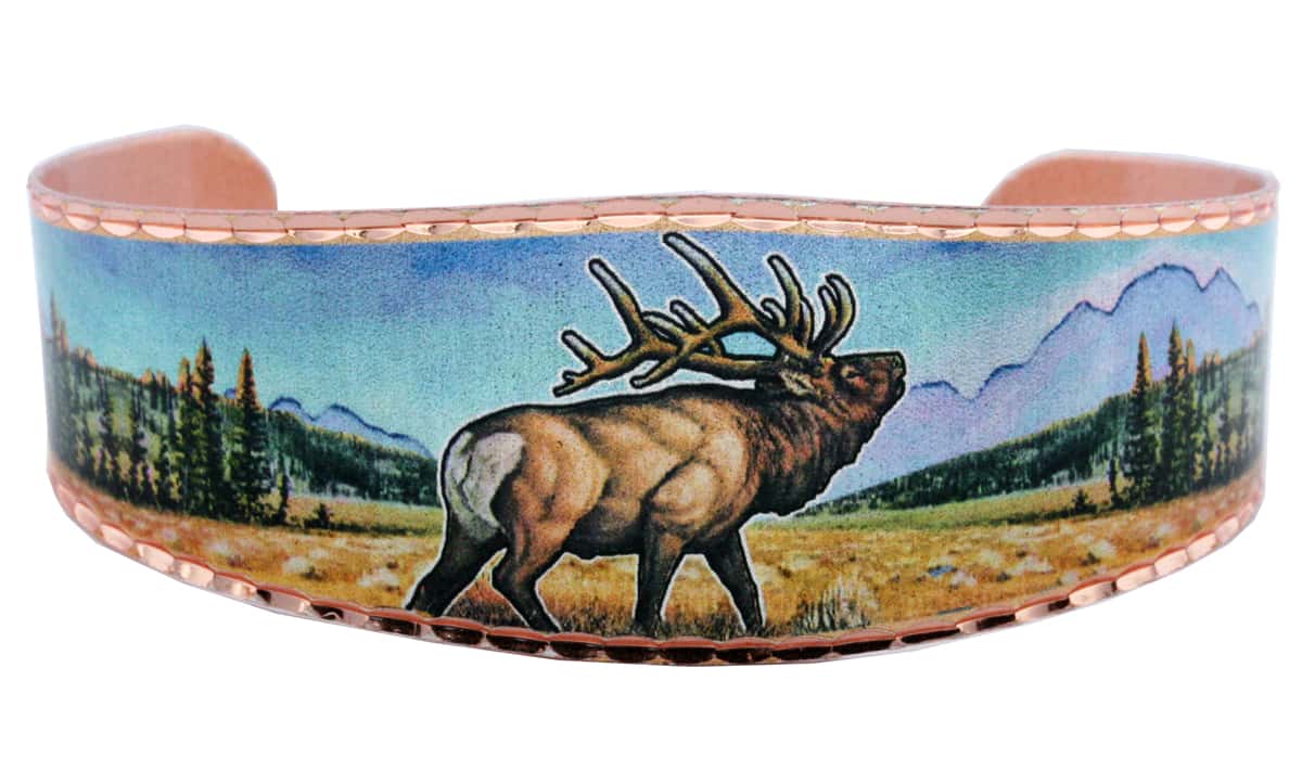 Alaska Native Bear Bracelet, Native Alaska Copper Jewelry